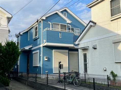 埼玉県坂戸市花影町外壁塗装屋根カバーS様邸エレクトリックブルー仕上げ 近所のオススメ外壁塗装店を簡単検索ヌリカエル
