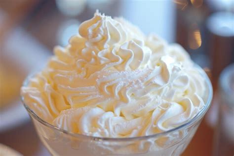 Premium Photo Freshly Whipped Cream In Pristine Setting Ready For Any
