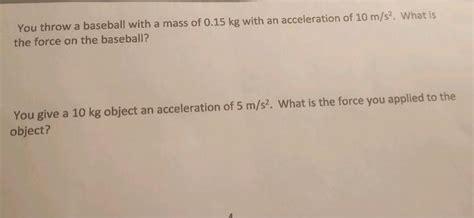 Solved You Apply A Force Of 40 N On A 20 Kg Object What