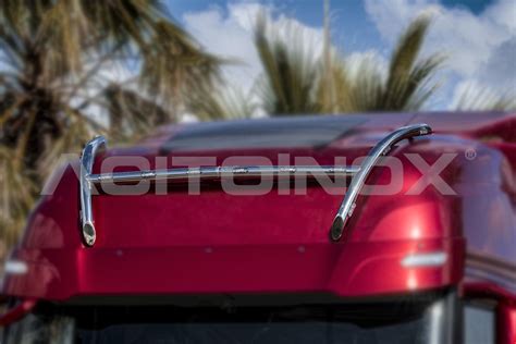 Headlights Bar Short Version 60mm Iveco S Way Acitoinox