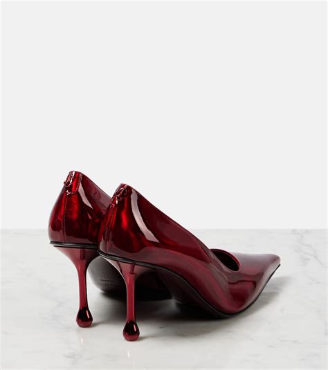 Ixia 80 Patent Leather Pumps In Red Jimmy Choo Mytheresa