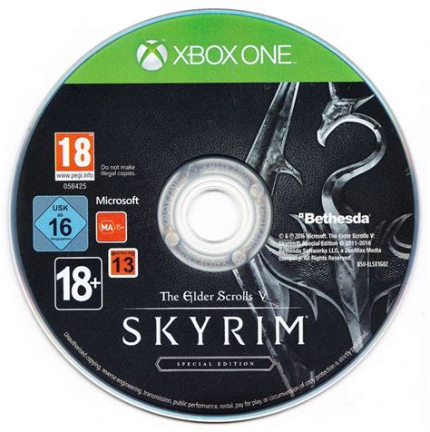 The Elder Scrolls V Skyrim Special Edition Cover Or Packaging Material MobyGames