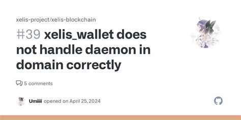 Xelis Wallet Does Not Handle Daemon In Domain Correctly Issue