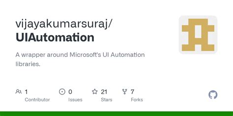 Github Vijayakumarsuraj Uiautomation A Wrapper Around Microsoft S Ui Automation Libraries