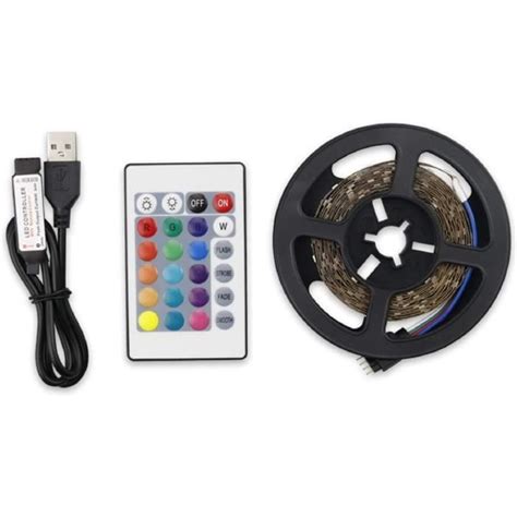 Rubans À Led M Rgb Smd Led Bande Avec Télécommande Ir Bande Lumineuse Couleurs