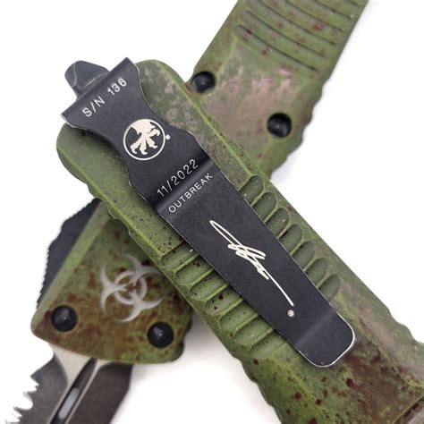 Microtech 142 3obds Combat Troodon Outbreak Double Edge Full Serrated