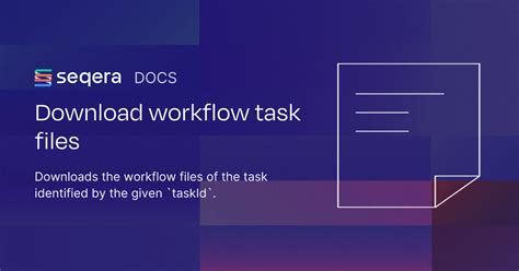 Download Workflow Task Files Seqera Docs