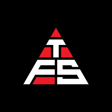 Tfs Triangle Letter Logo Design With Triangle Shape Tfs Triangle Logo