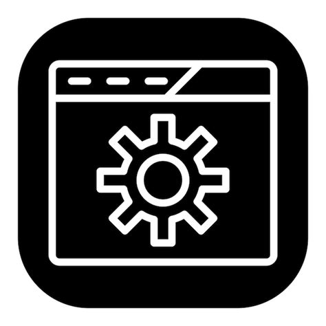 Premium Vector Browser Setting Vector Icons