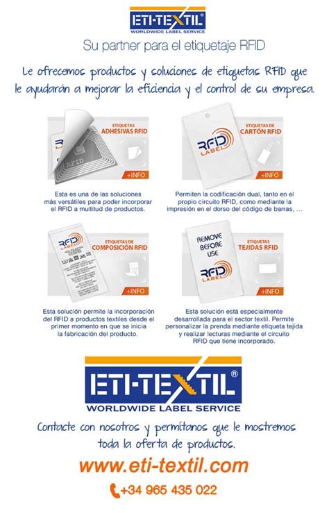 Las Ventajas De Las Etiquetas RFID ETI TEXTIL