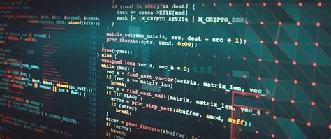 Retro Style Programming Language Source Code Example Close Up Side View