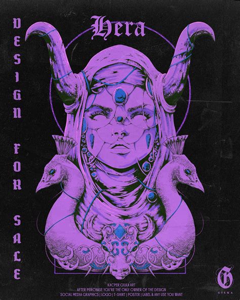 Hera Poster T Shirt Cover Illustration Available Behance