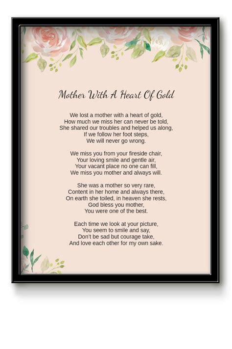 For My Deceased Mother Poem