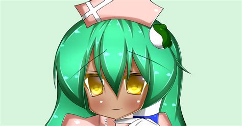 東方 ナース早苗さんに 甘味料のマンガ 東風谷早苗 褐色肌 ナース服 Pixiv