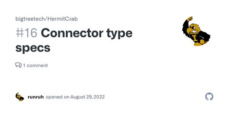 Connector Type Specs · Issue 16 · Bigtreetechhermitcrab · Github