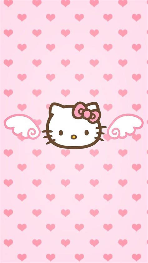 Hello Kitty Pink Iphone Wallpapers Top Free Hello Kitty Pink Iphone
