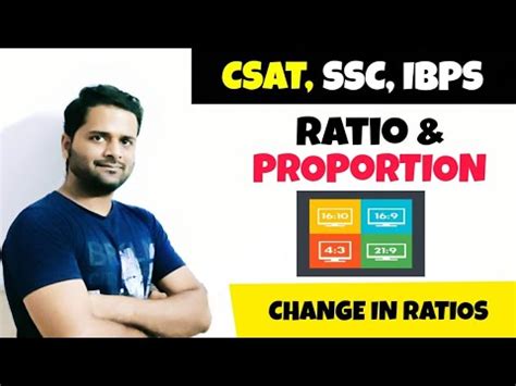 CSAT Live Class Ratio And Proportion Part 4 Change In Ratios Preparation For CSAT SSC IBPS