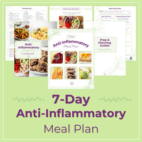 The Holy Mess 7 Day Anti Inflammatory Weight Loss Meal Plan The Holy Mess