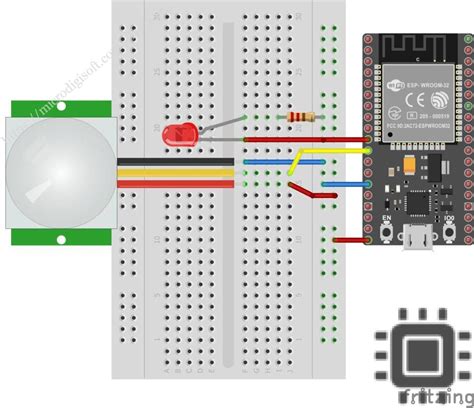 Micropython Pir Sensor Using Interrupts With Esp32