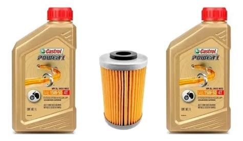 Kit Service Aceite Castro Filtro Rouser 200 Ns As Rs Bajaj