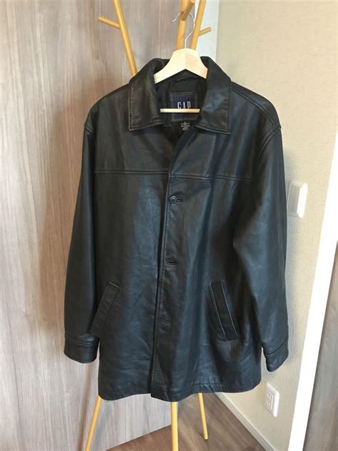 Old Gap レザーカーコート 90年代 By メルカリ