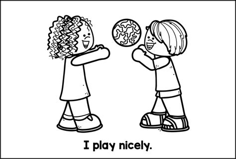 Playground Rules Coloring Pages 2025