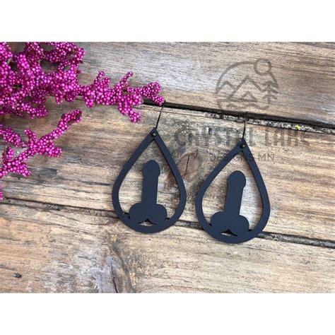 Dick Earrings Etsy
