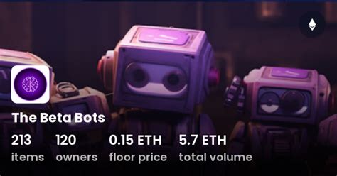 The Beta Bots Collection Opensea