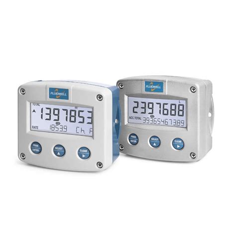 Rate Indicator Totalizer F111 Fluidwell Bv Flow Lcd Display