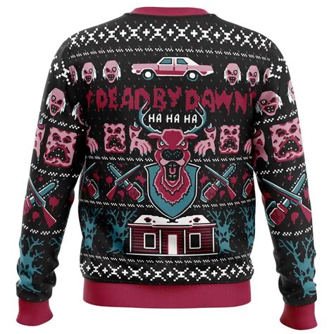 Dead By Dawn Evil Dead Ugly Christmas Sweater Anime Ape