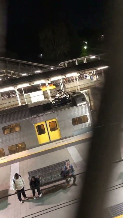K Set Train Departs Glenfield At Night Concourse View Train
