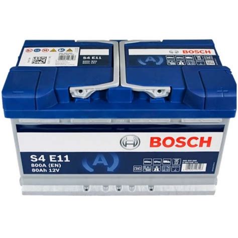 Автомобильный аккумулятор Bosch EFB 6СТ-80 R+ S4E 110 Есть в наличии ...