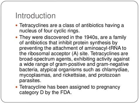 adverse drug reactions of tetracycline antibiotics
