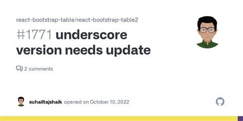 Underscore Version Needs Update Issue 1771 React Bootstrap Table
