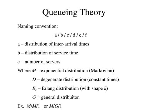 ppt queueing theory powerpoint presentation free download id 6311090
