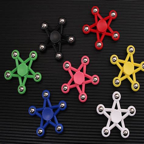 Pentagram Hand Spinner Fidget Focus Torqbar Finger Spin Gyro Edc Adhd