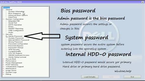 How To Change Bios Password Windows 10