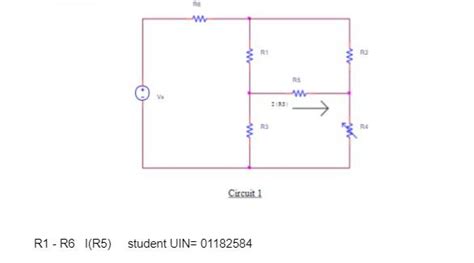 Solved Assionment For Each Circuit Determine Resistor Chegg Com