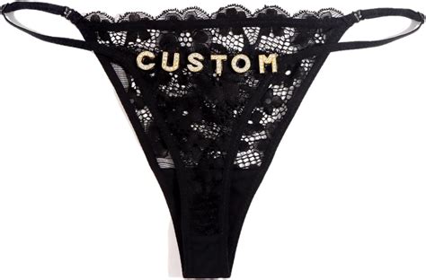 Personalized Thongs With Names Custom Name Thong Diy Gold