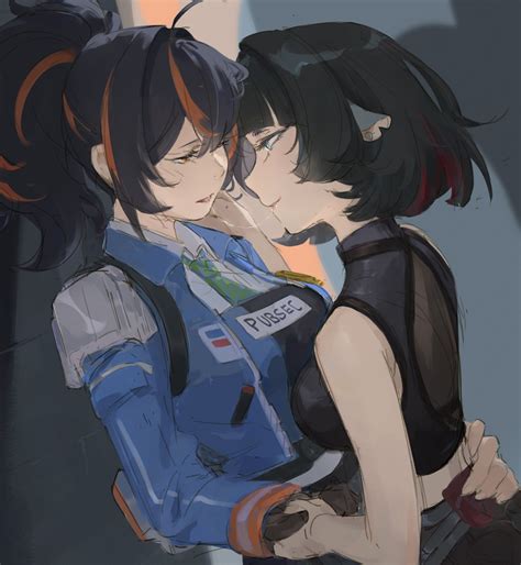 Jane Doe And Zhu Yuan Zenless Zone Zero Drawn By Bluhbold Danbooru