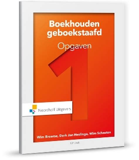 Boekhouden Geboekstaafd Opgaven Studyowl