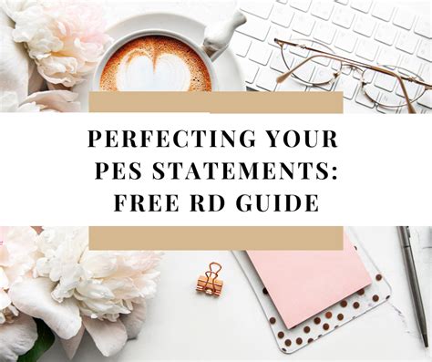 Top 14 Pes Statements Free Dietitian Guide