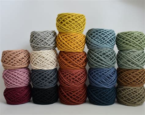 Mm Single Strand Coloured Macrame Cord Macrame Rope Macrame String Etsy