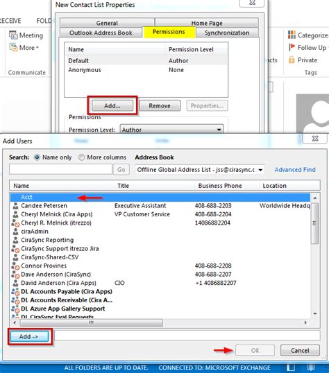 How To Create An Outlook Public Folder For Contacts And Share It