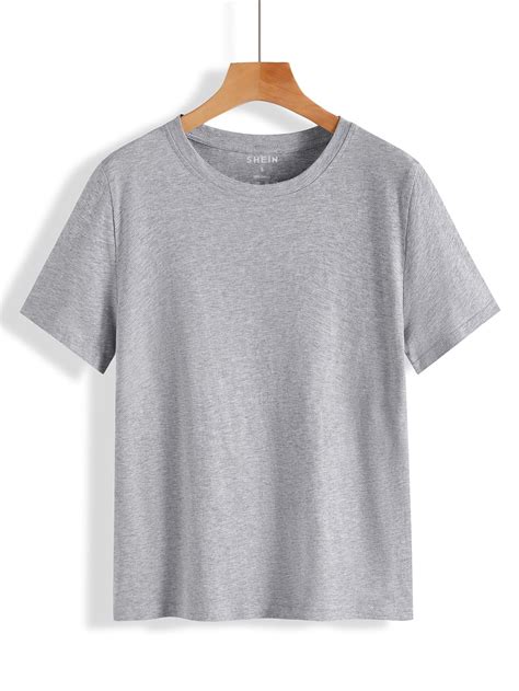 Solid Crew Neck Basic Tee Artofit