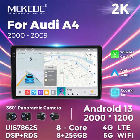 MEKEDE Android Car Multimedia Car Dvd 2din Android Ms 2K Touch Screen 8