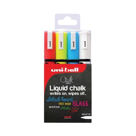 Uniball Pwe 5m Chalk Marker Medium Bullet Mi46700 Chalk Markers