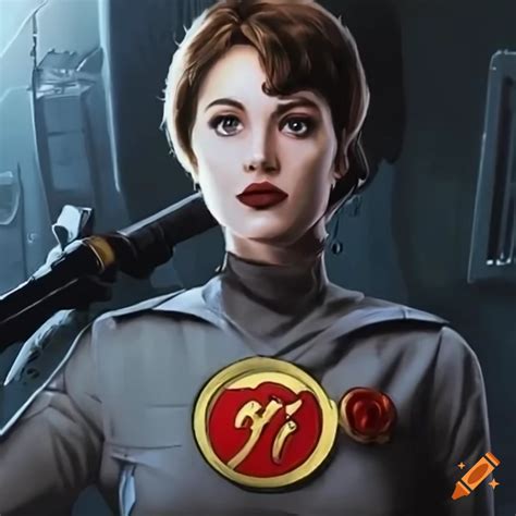 Lady Ghostbuster Character On Craiyon