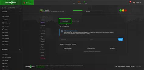 Whitelist A Player Creeperhost Wiki