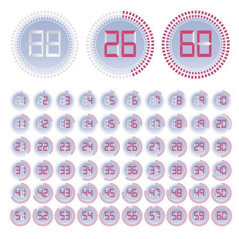 Premium Vector Modern Minimalistic Clock Isolated On White